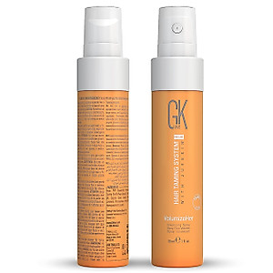 GK HAIR Global Keratin Moisturizing Shampoo and Conditioner Set 100ml I Volumizeher Spray Hair Thickening Spray for Women and Men
