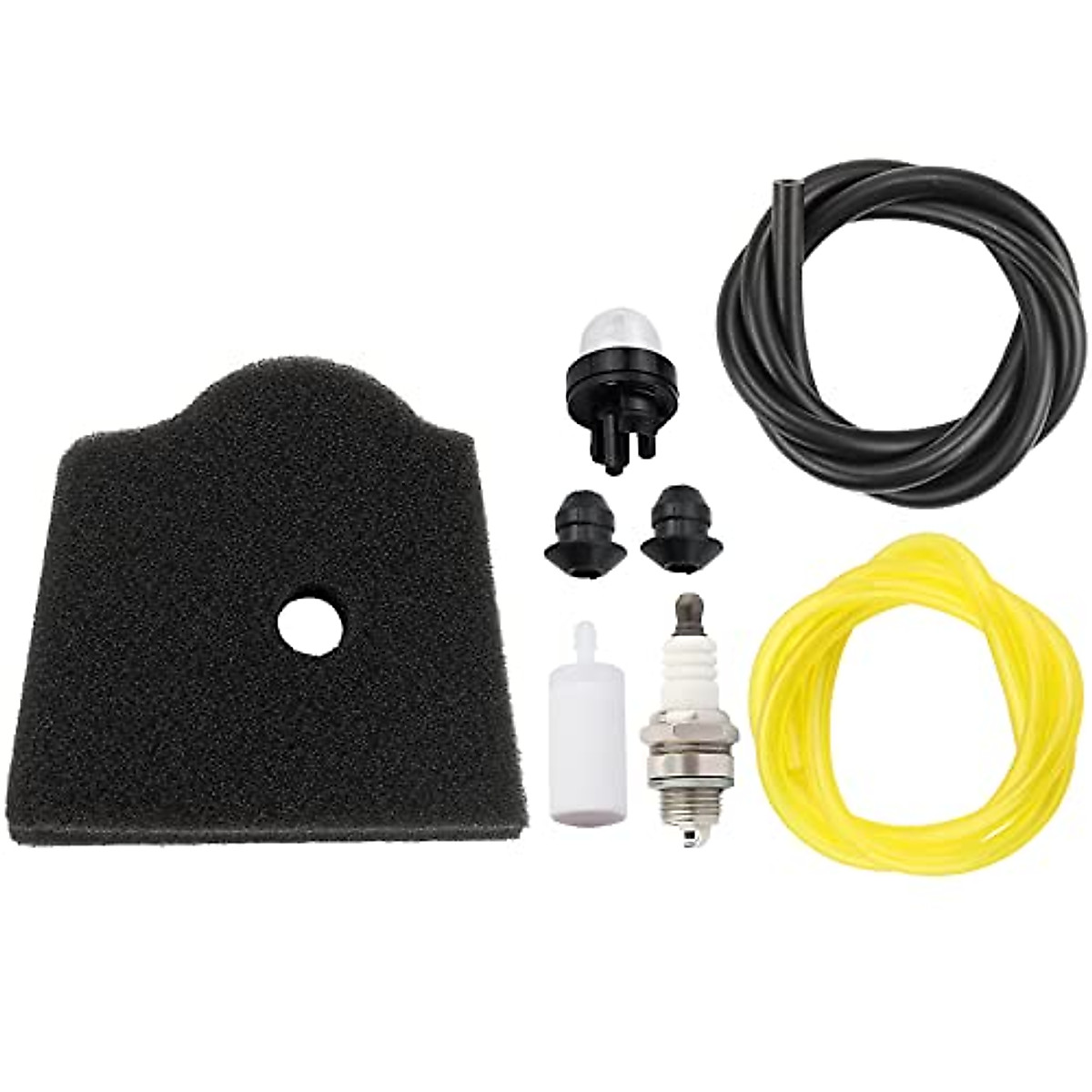 537143101 Air Filter with Fuel Line Filter Grommet for Husqvarna Parts 322C 322L 323L 323R 325CX 325LX 325RJX 325RX 326C 326L 326LX 326L 326LDX 326RX String Trimmer