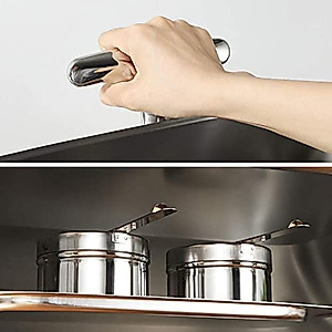 UZOURI Stainless Steel Chafing Dish with Full Rotating Cover, Chafing Dish Set Food Warmer Buffet, Buffet Dish Catering Pan for Kitchen Party Banquet Dining