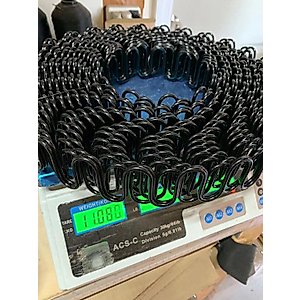 Galaxy Supply Inc. Zig Zag- Springs 9 Gauge 20 Feet for Furniture & Auto Upholstery, Plus Special Package 50 pcs 7 Holes Clip +40 pcs Stay Wire Clips + 20 feet of Springing Wire