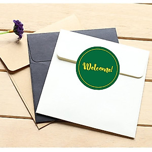 Welcome Greeting Stickers,New Homeowners Welcome Labels for Envelope Seals 2 Inch 504 Pcs Per Pack