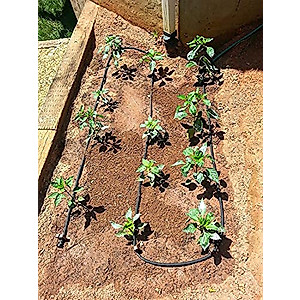 Rocky Mountain Goods Soaker Hose Flat (50’ Pack of 2) - Heavy Duty Double Layer Design - Saves 70% Water - Consistent Drip Throughout Hose - Leakproof Guarantee - Garden/Vegetable Safe