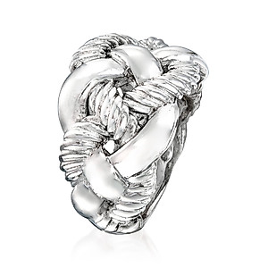 Ross-Simons Italian Sterling Roped Ring