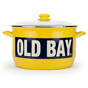 Golden Rabbit Enamelware - 18qt Stock Pot (Old Bay)