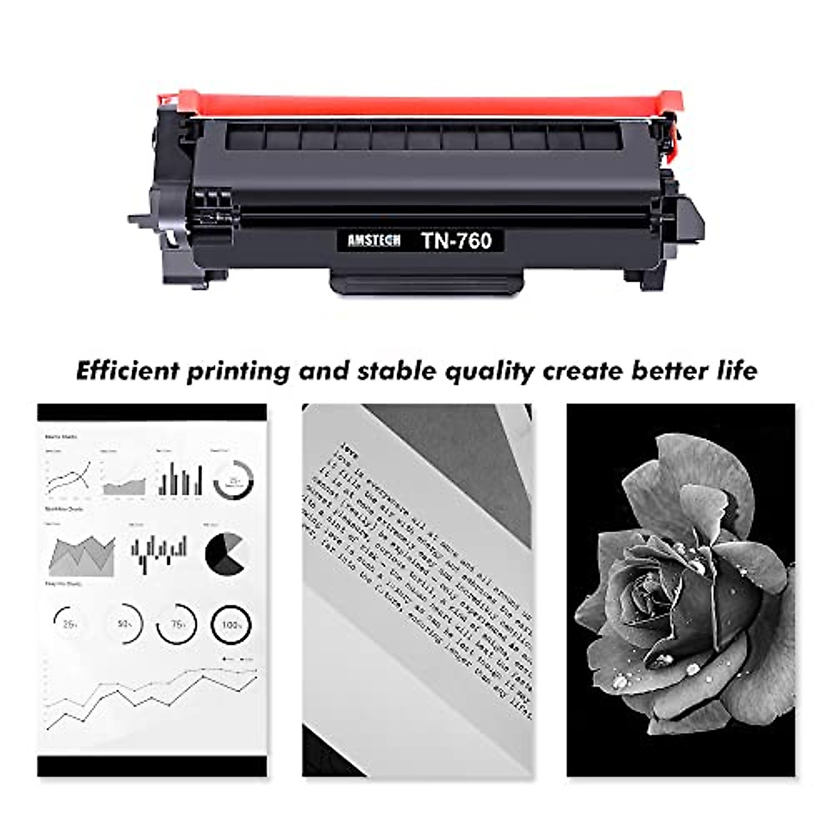 TN760 TN 760 Toner TN-730/TN-760 TN-760 Toner Cartridge Black High Yield Compatible Replacement for Brother TN760 TN730 TN-760 TN 730 TN-730 for MFC-L2710DW MFC-L2750DW DCP-L2550DW Printer 4-Pack