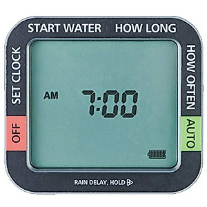 Melnor 65140AMZ 4 Zone Digital Timer, Black, Yellow