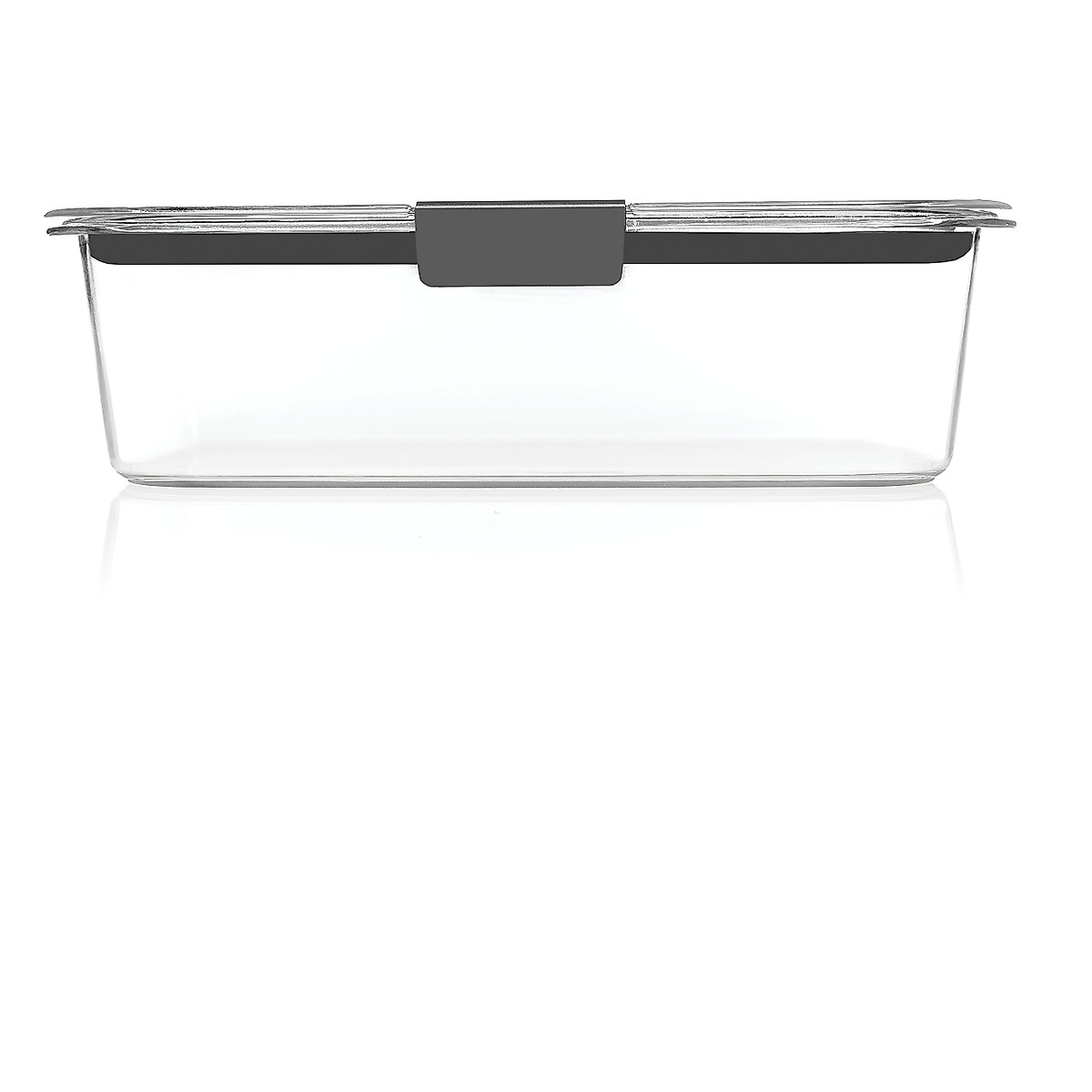 Rubbermaid Brilliance Food Storage Container, Large, 9.6 Cup, Clear 2024351 (Pack of 2)