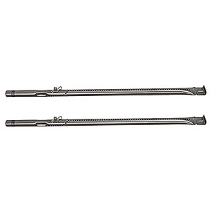 UpStart Components 2-Pack BBQ Gas Grill Tube Burner Replacement Parts for Charbroil 463243518 - Compatible Barbeque Stainless Steel Pipe Burners