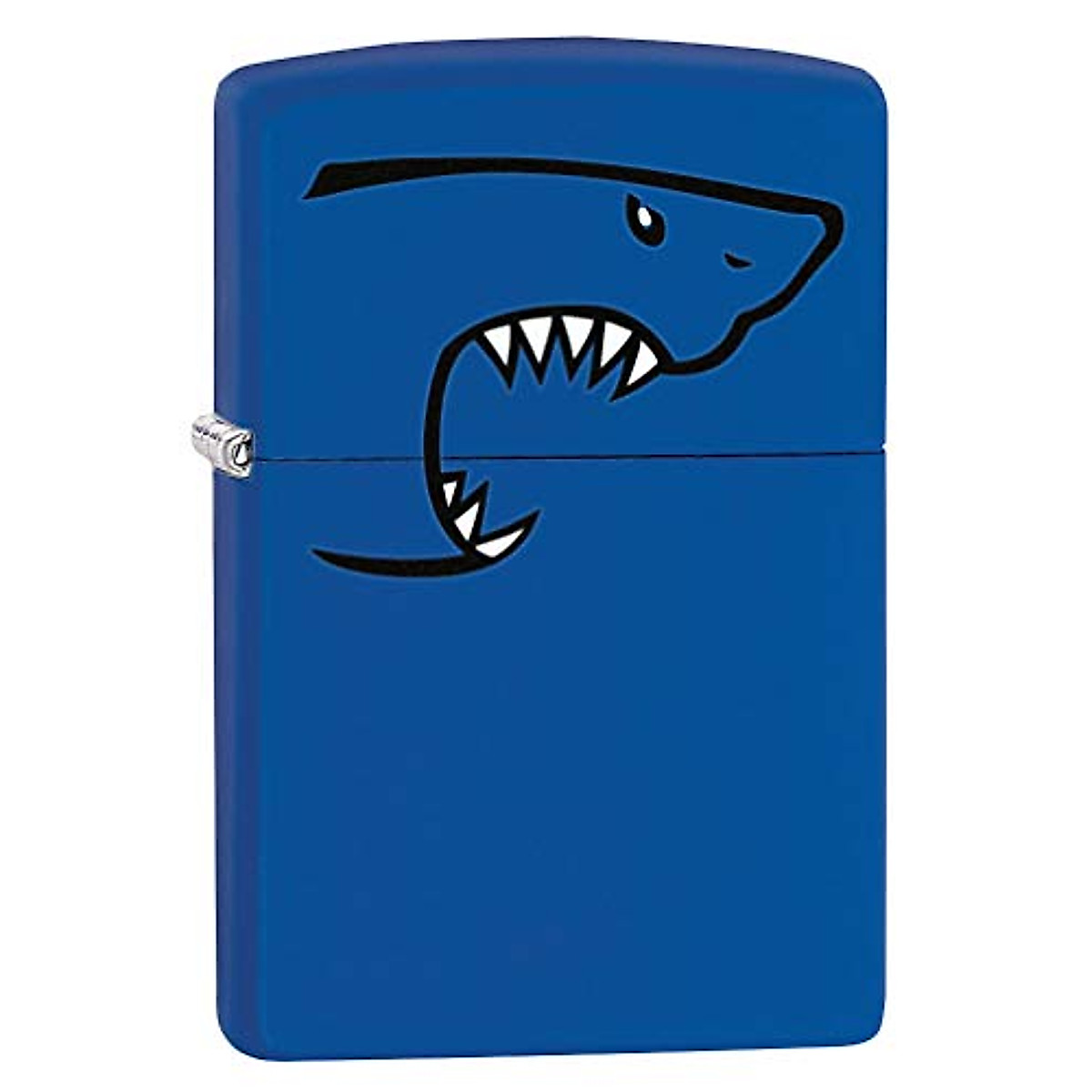 Zippo Lighter: Shark Bite - Royal Blue Matte 80187