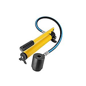 Mophorn 10 Ton 1/2" to 2" Hydraulic Knockout Punch Driver Tool Kit Electrical Conduit Hole Cutter Set KO Tool Kit with 6 Dies Hole Complete Tool (Knockout Punches)