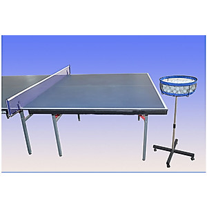 CHAOFAN Professional Movable Multi-Ball Storage Stand with Mesh Case, Height Adjustable Pingpong Ball Collector Equipment for Training,Stable Carry Mesh Basin for Golf Ball,Tennis Ball,Badminton etc