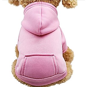 Dog Sweaters for Dogs Girl Sweatshirts Dog Hoodied with Pocket Soft Fleece Vest Doggie Pullover Warm Jacket Pet Clothing Pet Clothes