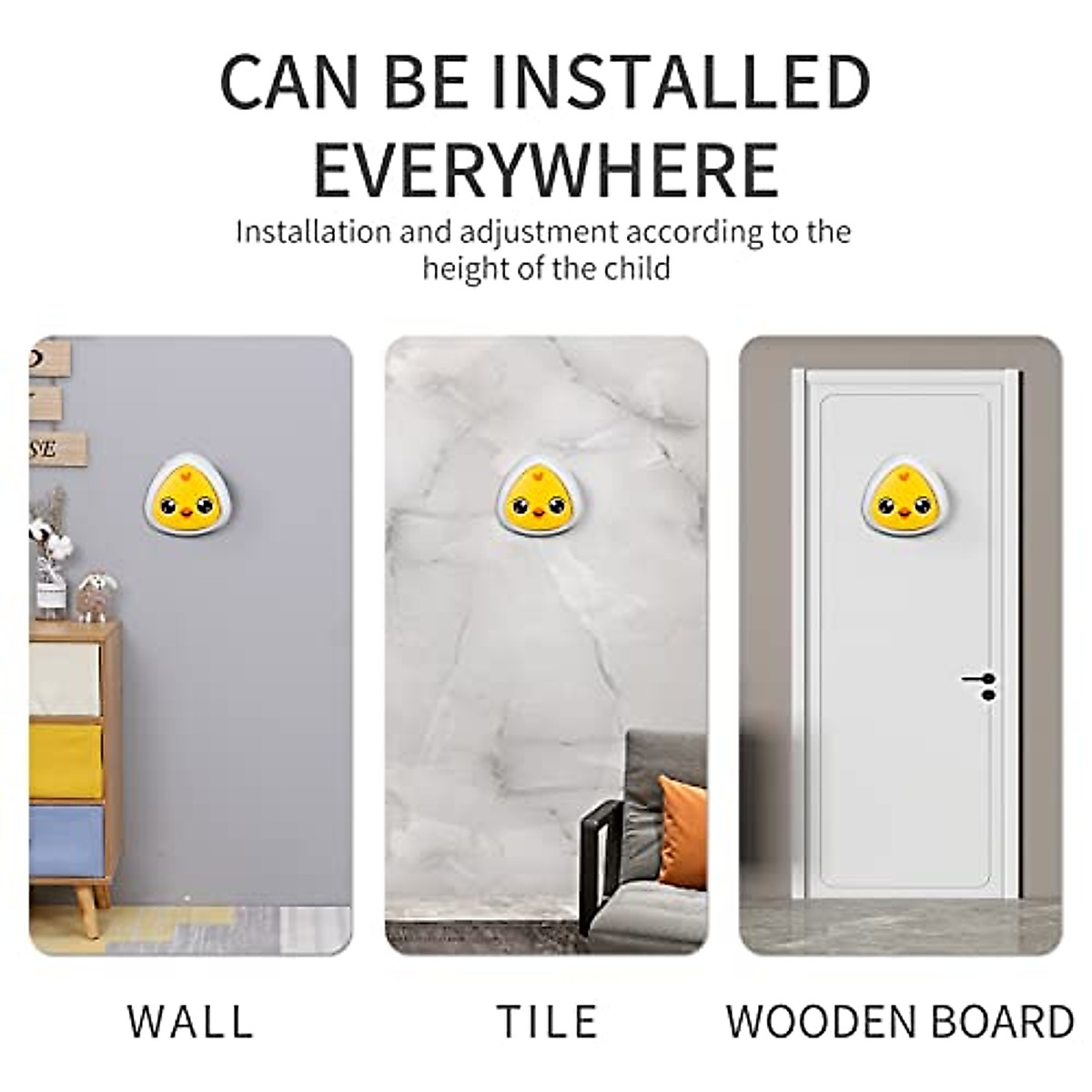 TEMI Touch High Jump Counter for Kids, Kids Growth Chart with Voice Counter from 1-60, Height Chart for Wall, Children Jump Training Equipment, DIY Stickers, Jump Trainer Toys for Boys Girls Kids