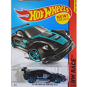 Hot Wheels 2015 HW Race, Aston Martin Vantage GT3 149/250, Black