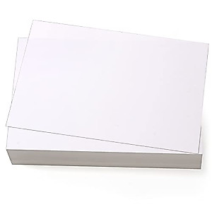 56 Pack 5x7 Cardstock Paper, White Blank Cardstock, 250GSM Thick Paper, Blank Heavy Weight 90 lb Cardstock, Printing Paper for Making Invitations, Announcements, Photos, Postcards so on