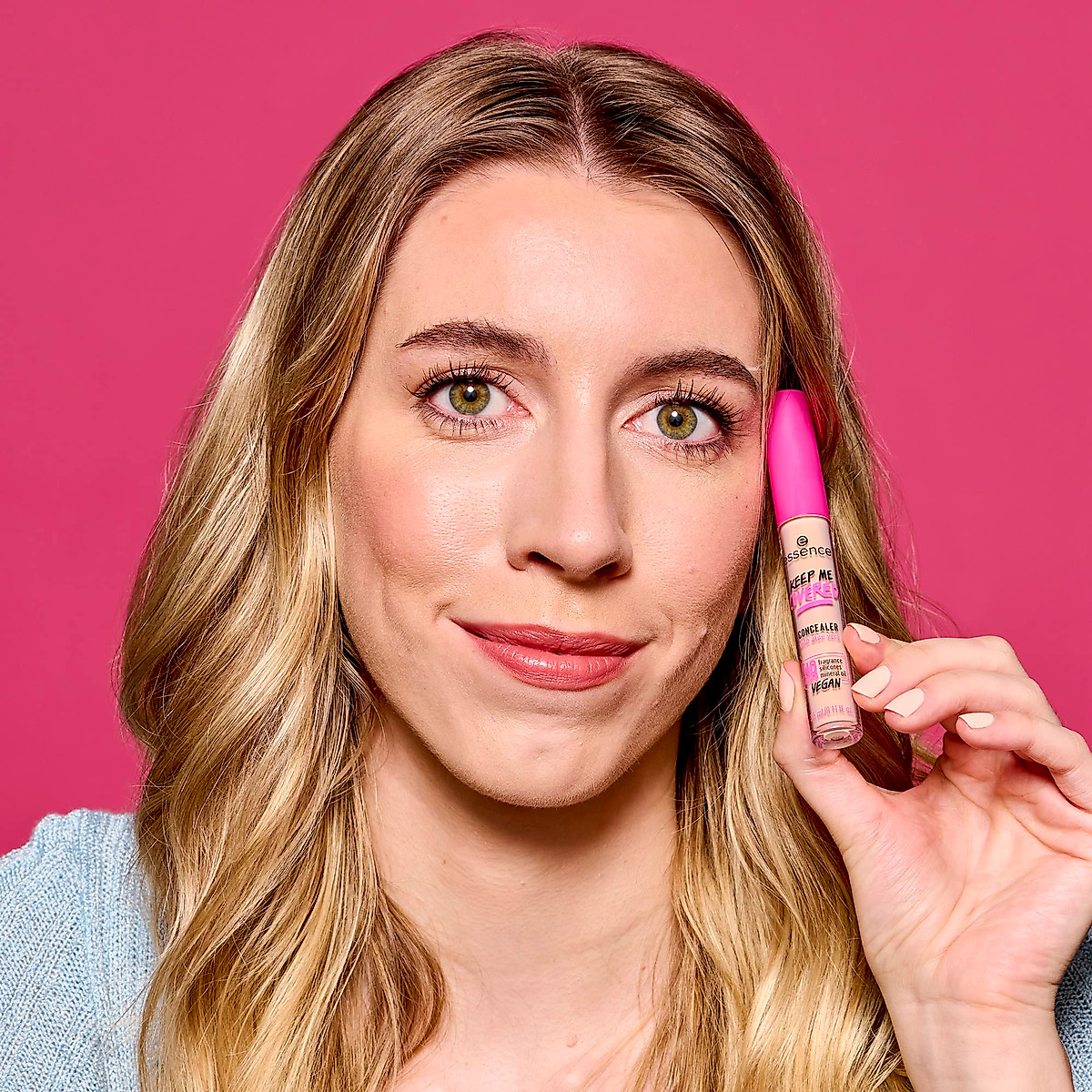 essence | Keep Me Covered Concealer (20 | Fair)| Lightweight, Non-Comedogenic, Buildable Coverage | Vegan, Cruelty Free & Paraben Free