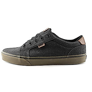Vans Men's Skate Shoe, Waxed Denim Black Gum, 12