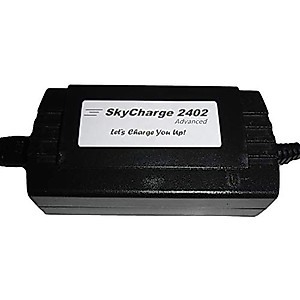 SkyCharge 2402 Advanced Charger for Bruno Stair Lift Stairlift SRE-1540, SRE-1550, SRE-2000, SRE-2010 Elite, CRE-2110 Curved, CRE-2100, SRE-2750 Models; Replaces OEM-2402, BCR-24018