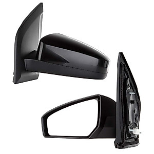 SCITOO Side View Mirror Driver Side Mirror Compatible with 2007 2008 2009 2010 2011 2012 For Nissan Sentra NI1320167 Power Adjustment Non-Folding Non-Heated