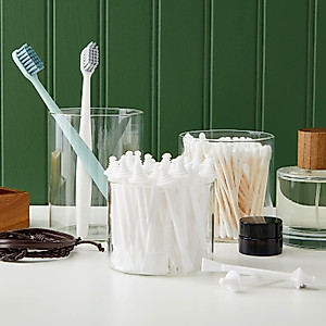 75 Pack Nose Wax Applicator Sticks for Hair Removal, Plastic Waxing Wands (White)