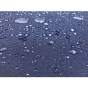 RULU Outdoor/Indoor Ottoman, Pouf, Cube, Bean Bag 17 inch x 17 inch x 17 inch Weather and Water Resistant Thedra South Seaseas Blue