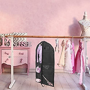 Garment Bag,Garment Bags For Travel,Dance Costumes Bag,Costume Dance Garment Bags For Dancers,Kids Garment Bags For Hanging Clothes,Dance Costume Competition Bags For Girls,40Inch Garmet Bag