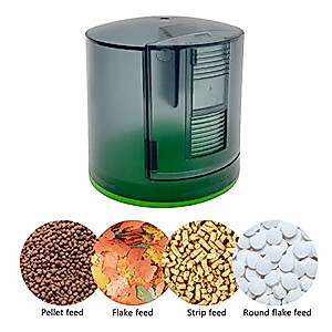 Smart Aquarium Mini Automatic Fish Feeder Vacation Auto Fish Tank Feeders with Timer Pet Feeding Dispenser LCD Fish Feeder Tool