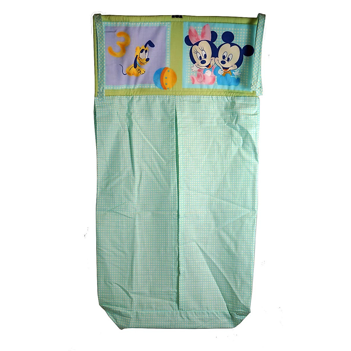 Disney Baby 3-piece Acessory Set: Flannel Receiving Blanket, Crib Dust Ruffel & Diaper Stacker