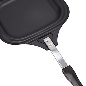 CHICIRIS Aluminum Pan, Non-Stick Frying Pan, Suitable for Omelets, Bacon, Burgers, Pancakes, Fried Eggs, Steak, Even Heating, Small and Compact, Easy to Clean