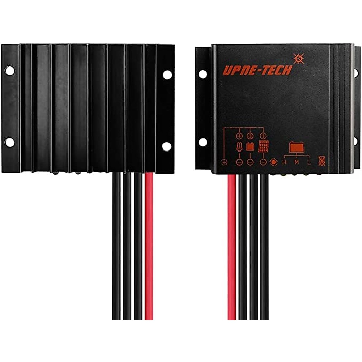 Solar Charge Controller IP68 ;15A 12V/24V Solar Panel Battery Intelligent Regulator. Clear readable 5 LED Display of The State of Charge. 4 Stage Charging(Main,Boost, Equalization, Float)