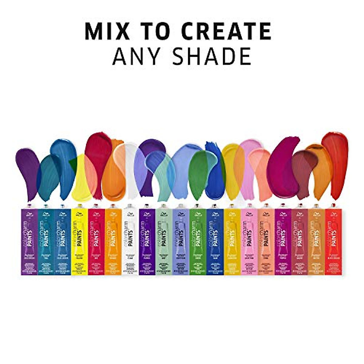 COLORCHARM Paints Semi-Permanent Hair Dye for Temporary Hair Color| Intermixable Shades| Purple| 2 Fl Oz