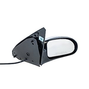Dependable Direct Right Passenger Side Textured Power-Operated Non-Heated Non-Folding Door Mirror Compatible With USA Built Ford Focus (2000 2001 2002 2003 2004 2005 2006 2007) - FO1321180