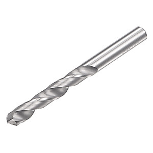 uxcell Solid Carbide Drill Bits, 4mm C2/K20 Tungsten Carbide Jobber Drill Bits Straight Shank Drilling Tool for Stainless Steel Aluminum Iron Metal Plastic