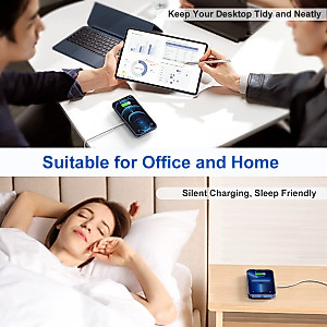 Magnetic Wireless Charger 3 in 1, 15W Fast Wireless Charging for iPhone 14/13/12/11 Series/XS Max/XS/XR/X/8/8 Plus, Compatible with Apple iWatch SE/7/6/5/4/3/2, AirPods Pro/3/2