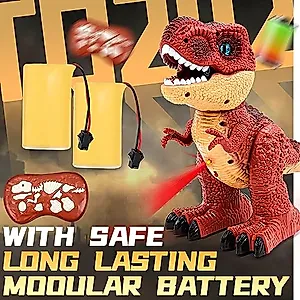 APOBATK T-rex Dinosaur Toys for Kids - Remote Control Dinosaur Toys W/Mist, Rechargeable Jurassic Tyrannosaurus Robot Toys，RC Dino with Lights & Sounds，Dinosaur Toy Gifts for Boys Toddler