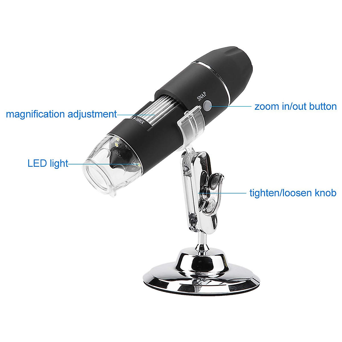 Labuduo USB Digital Microscope USB Microscope Magnification Microscope Detecting for Industrial Printed Circuit Board Jewelry Appraisal