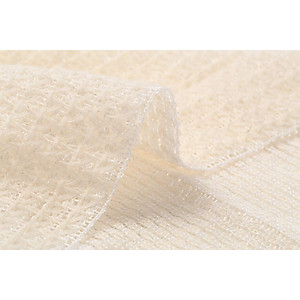 Exfoliating Washcloth [Made in Japan] Shower Back Scrubber, Plant-Based Loofah (Organic Cotton)