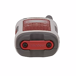 Motorola Solutions, Portable FRS, T482, Talkabout, Two-Way Radios, Red Cross, Emergency Preparedness, Rechargeable, 22 Channel, 35 Mile, White W/Red, 2 Pack