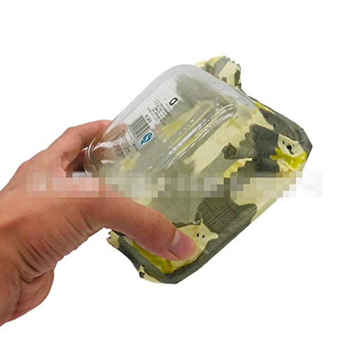 VOVOLO (Bears Print 3 Pack S/M/LReusable Beeswax Food Wraps Eco Friendly Wrappers Sustainable Plastic Free Food Storage Washable Bowl Covers Sandwich Wrappers