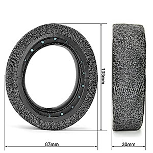 1 Pair Ear Pads Cushion Cover Earpads Replacement Compatible with Corsair HS50 Pro HS60 Pro HS70 Pro Headphones earmuff covers for headphones earmuff cover for overhead headset best wireless gaming pc