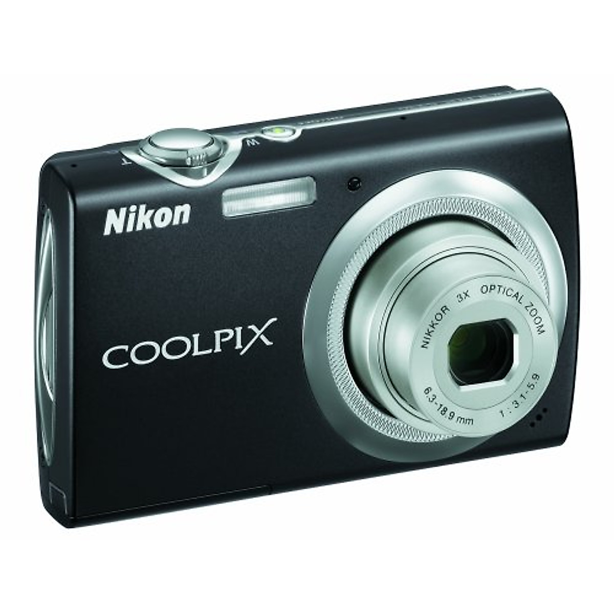 Nikon Coolpix S230 10MP Digital Camera with 3x Optical Zoom and 3 inch Touch Panel LCD (Jet Black)