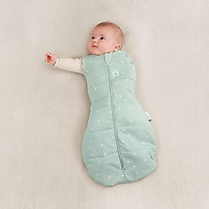 ergoPouch 2.5 Tog Winter Jersey Sleeping Bag – Organic Cotton Baby Sleeping Bag, Made of Soft & Breathable Material for Peaceful Night's Sleep – Baby Wearable Blanket (Sage, 3-12 Months)