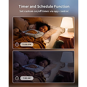 YEELIGHT LED Smart Light Bulb 60W Equivalent, A19 LED Wi-Fi Smart Bulb, RGBW Color Changing Bulb, Work with Apple HomeKit, Alexa & Google Assistant, SmartThings, Razer Chroma 4 Pack