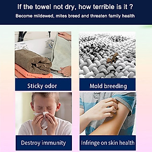 KUYT Bathroom Electric Heated Towel Rack with Timer Towel Warmer, Heating Panel Fast Warming up Heated Towel Rail Polished Bathroom Pools Kitchen Gyms/Black