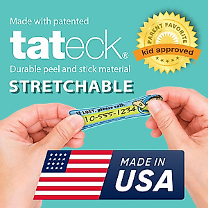 Quick Stick Write-on! Child ID Tattoos NEW (Beach 6pk.)