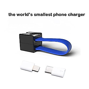 CACACOL Portable Magnetic AA/AAA Battery Phone Emergency Charger with MicroUSB-Lightning Adapter and MicroUSB-TypeC Adapter Suit for Cell Phone Smart Devices