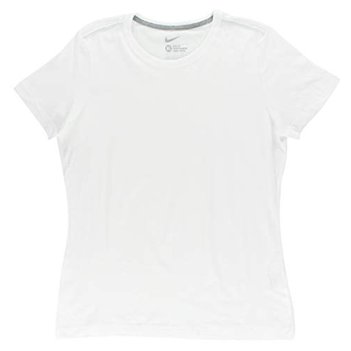 Nike Slim Fit Tee Womens Knits & Tees Size M, Color: White