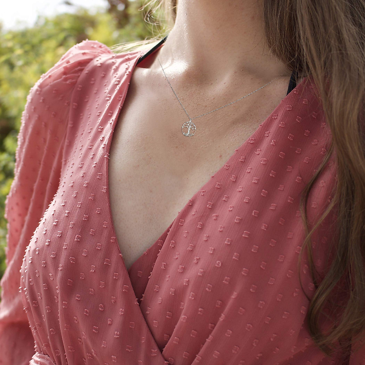 NOURISHLOV Gifts for Mom, Mothersday Gifts for Mother in Law/Step mother wedding gift, Bonus Mom gifts from Daughter/Son, Sterling Silver Tree of Life Necklaces for Women