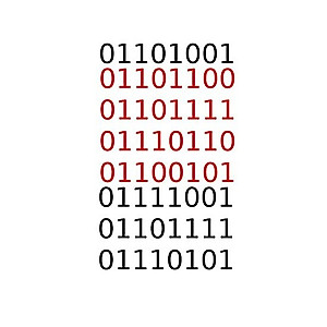 CafePress Say I Love You In Binary Code Mug Ceramic Coffee Mug, Tea Cup 11 oz