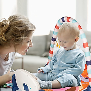 Baby Play Mat for Baby Gym Baby Play Gym Activity Floor Mat, Tummy Time Mat Toys Kick Piano Infant Baby Toys 3-6 Months 0-3 Months Newborn Baby Playmat Baby Activity Center Girl Boy Gifts